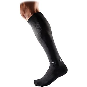 Shock Doctor Compression Socks Calf Shin. (1 Pair) Pain Relief, Recovery, Shin Splints, Achilles Tendon Stability and Support. For Running, Football, Basketball and more