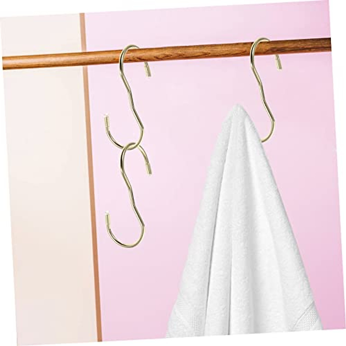 NOLITOY 8 Pcs s Hook Over Door Hanger Belt Hooks for Closet Hooks for Bags Wardrobe Bag Hanger Purse Hook Door Purse Hanger Closet Purse Hanger Bag Type Stainless Steel Pole Hook