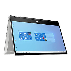 2020 HP Pavilion x360 2-in-1 14" HD Touchscreen Laptop Computer, 11th Gen Intel Core i3-1115G4, 8GB RAM, 128GB PCIe SSD, B&O Audio, HD Webcam, Intel UHD Graphics, Win10, Silver, 32GB SnowBell USB Card