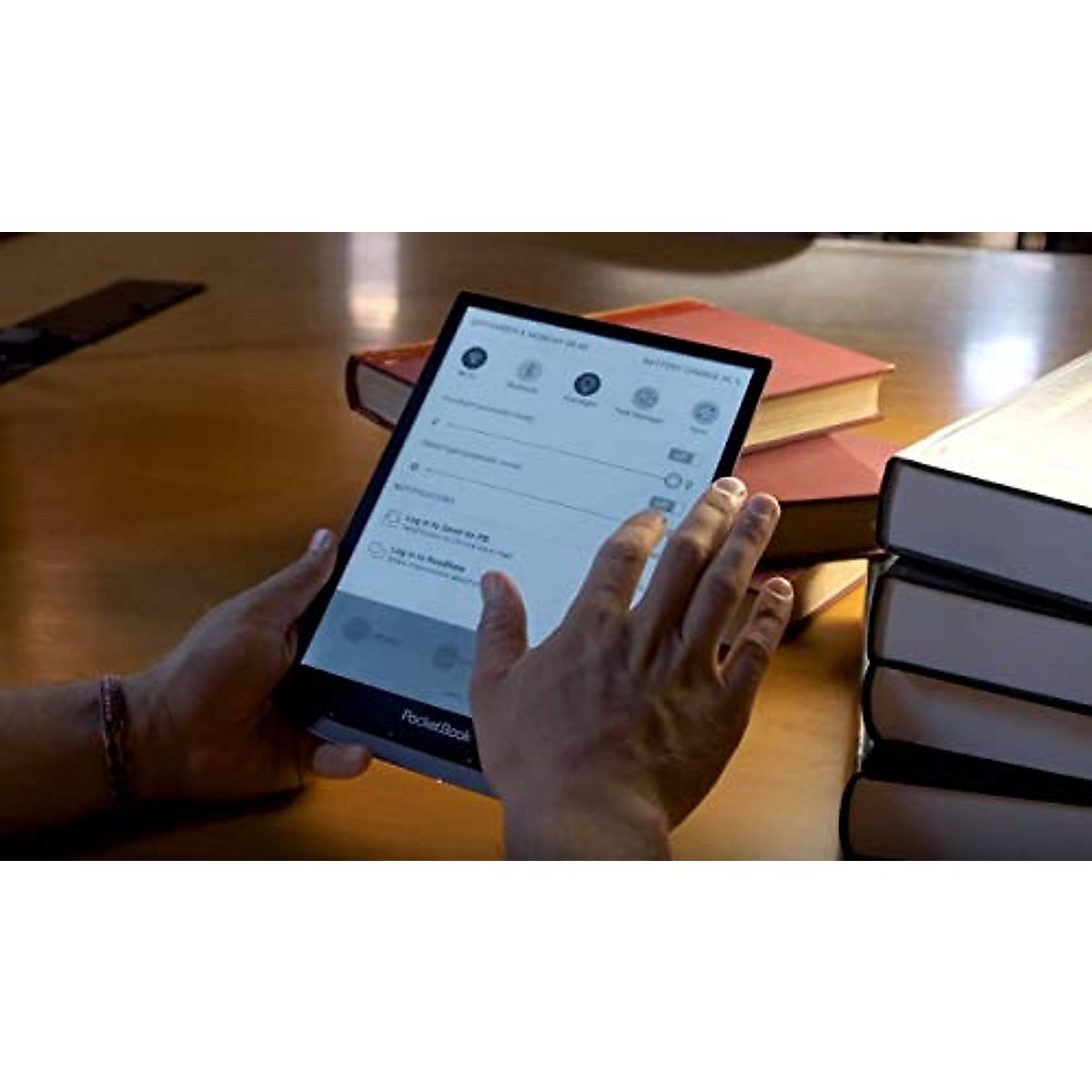 PocketBook InkPad X | E-Book Reader | Large E Ink Screen 10.3ʺ E-Reader | Glare-Free & Eye-Friendly | Adjustable SMARTlight | Text-to-Speech Function | Audio Output and Bluetooth | Audiobooks
