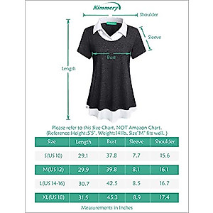 Kimmery Business Casual Tops for Women Summer Shirts for Women 2023 Trendy Womens Short Sleeve Tops for Women 2023 Purple XL