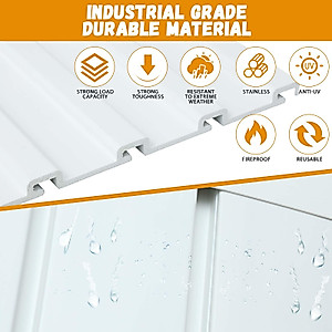 Landical PVC Slat Wall Panels 4 x 4 Ft, 4 Panels, Garage Wall and Home Organizer Storage System Slat Wall Paneling Garage Slatwall for Garage Wall Tool Organization Peg Board Storage Rack, White