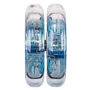 Duncan Toys Pulse LED Light-Up Yo-Yo, Intermediate Level Yo-Yo with Ball Bearing Axle and LED Lights, Clear/Blue