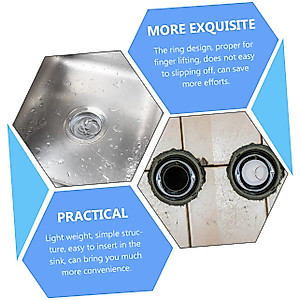 40 Pcs Bathtub Plugs Rubber Sink Plug Bath Plugs Sink Stopper with Ring Sink Plug for Bathroom Bathtub Stoppers Basin Plug Drain Stopper Kitchen Sink Plug Kitchen Sink Stopper