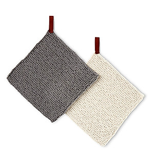 Lily Sugar 'N Cream The Original Solid Yarn, 2.5oz, Medium 4 Gauge, 100% Cotton - Ecru - Machine Wash & Dry