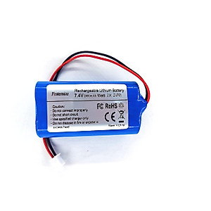 Fraternize 7.4V 2600mAh rechargeable battery lithium li ion batteries with XH2.54-2P Connector for Electronics, Lighting, Equipment 7.4v battery pack