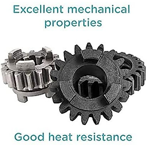 Polymaker Tough PC Filament 1.75mm, Black Polycarbonate Filament 1.75mm 750g Cardboard Spool - PolyMax PC Filament 3D Printer Polycarbonate Filament PC, Tough & High Heat Resistant Black PC Filament