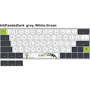 SKYLOONG Customized SK68S 68 Keys Mechanical Gaming Keyboard NKRO Type-C RGB Backlight PBT Keycaps Gateron Mechanical Switch Keyboard(Hot Swappable Red Switch)
