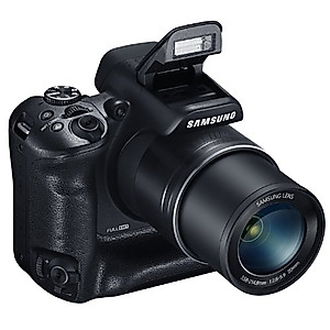 Samsung WB2200F 16.3MP CMOS Smart WiFi & NFC Digital Camera with 60x Optical Zoom, 3.0" LCD and 1080p HD Video (Black)