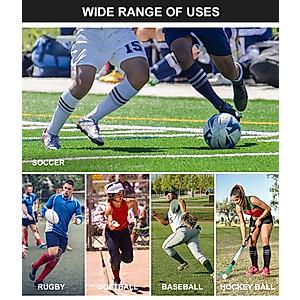 CS CELERSPORT 2 Pack Kids Soccer Socks for Youth Men and Women Sport Softball Socks with Cushion Rose Pink, Small