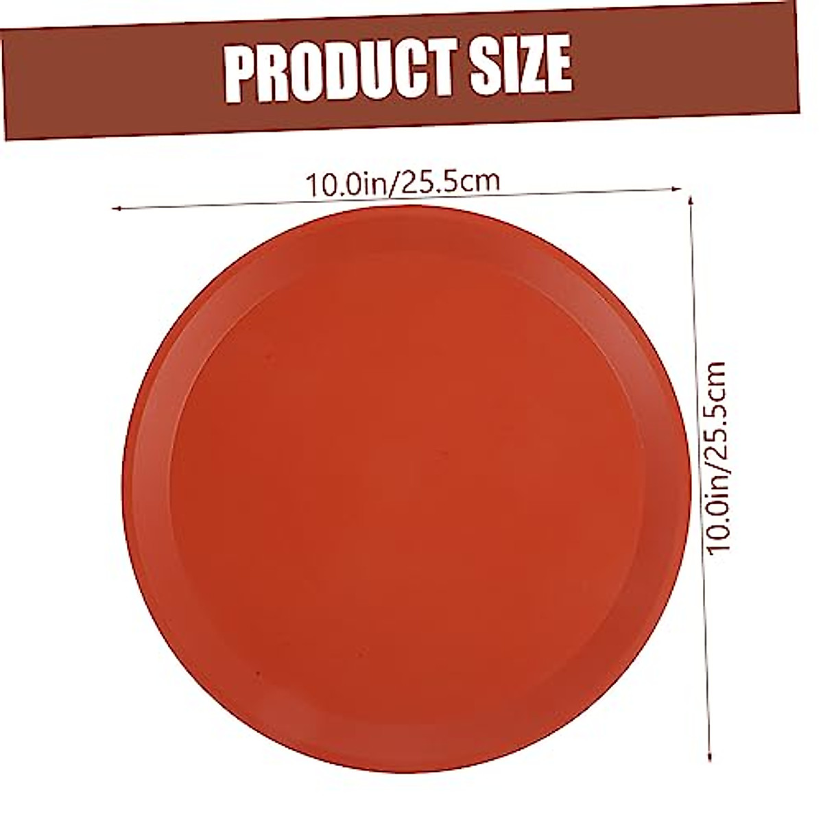 Happyyami Rolling Flower Pot Tray Outdoor Flower Pot Stand Plastic Utility Cart Plastic Plants Plant Dolly with Wheels Rolling Plant Caddy Flower Pots for Indoor Plants Pp Red Plants Caddy