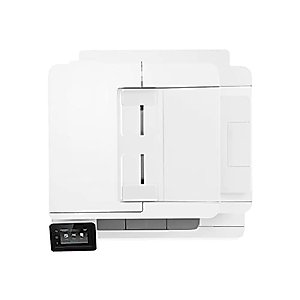 HP Color Laserjet Pro M283cdwC Wireless All-in-One Laser Printer, Print Scan Copy Fax, Auto 2-Sided Printing, Remote Mobile Print, 22ppm, 260-Sheet, 256MB, White - Bundle with JAWFOAL Printer Cable