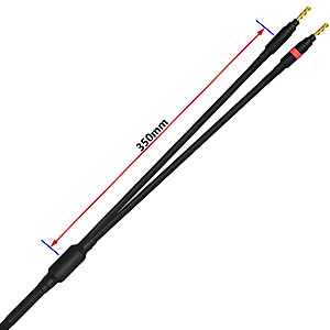 WORLDS BEST CABLES 8 Foot - Coaxial Audiophile Speaker Cable Pair CUSTOM MADE using Mogami 3082 wire & Eminence Gold Plated Banana Plugs (2 plugs on each end)