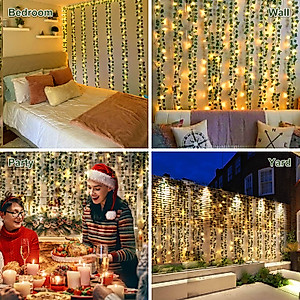 H-Wniniai Fake Vines for Bedroom 12 Strings Total 84Ft 240 LED String Light Hanging Fake Leaves Room Decor, Wall Vines Decor for Garden Office Wedding