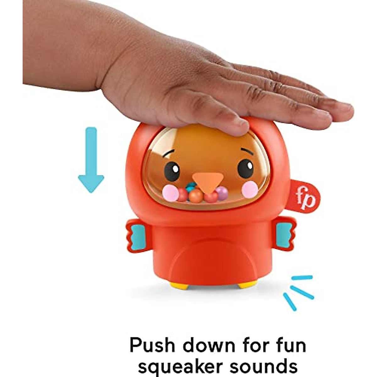 Fisher-Price Busy Buddies Gift Set Jungle Animal Infant Activity Toys with Sensory Details for Baby Ages 6 Months and Older