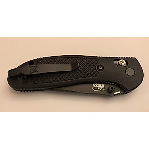Black Titanium Deep Pocket Clip For Benchmade Griptilian 551BK 550SBK 553BK 551 553 550 Knife with Swallowtail Butterfly