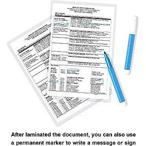 Koala Hot Thermal Laminating Pouches 3 mil 11.5x17.5 Inches Laminating Sheets for Seal 11x17 Inches Photos and Documents 55 Sheets for Extra Protection