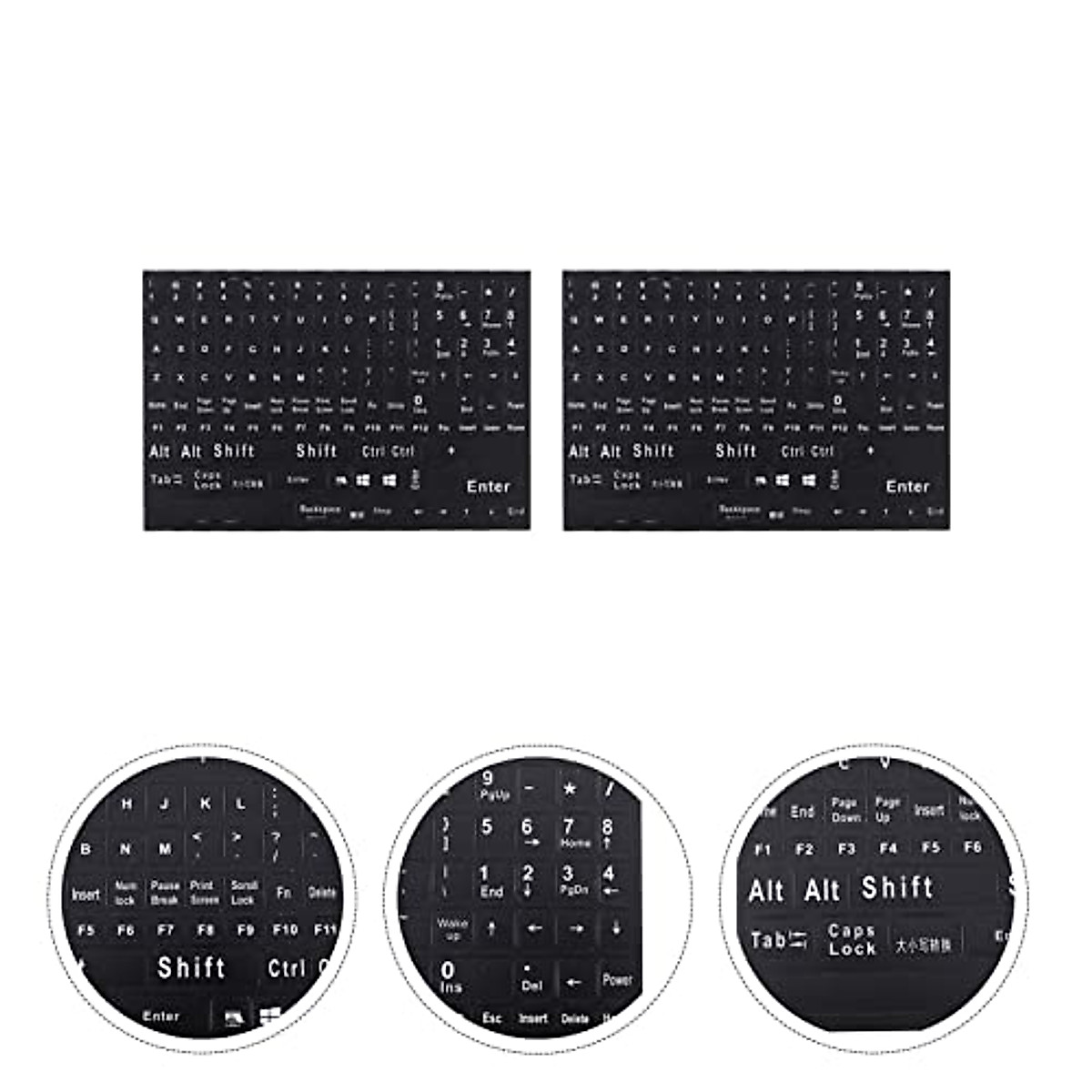 SOLUSTRE Laptop Stickers Computer Keyboards 10 Sheets Keyboard Keyboard Letter Stickers Purple Stickers Keyboard Letters Stickers Letters Stickers English Laptop Stickers Computer Keyboards