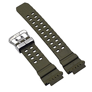 Casio 10455203 Genuine Factory Replacement Resin Watch Band fits GW-9400-3