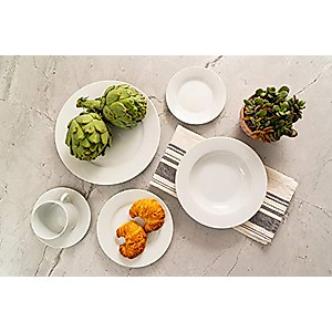 10 Strawberry Street Z-Ware Porcelain 6" Bread & Butter Plate, Set of 6, White