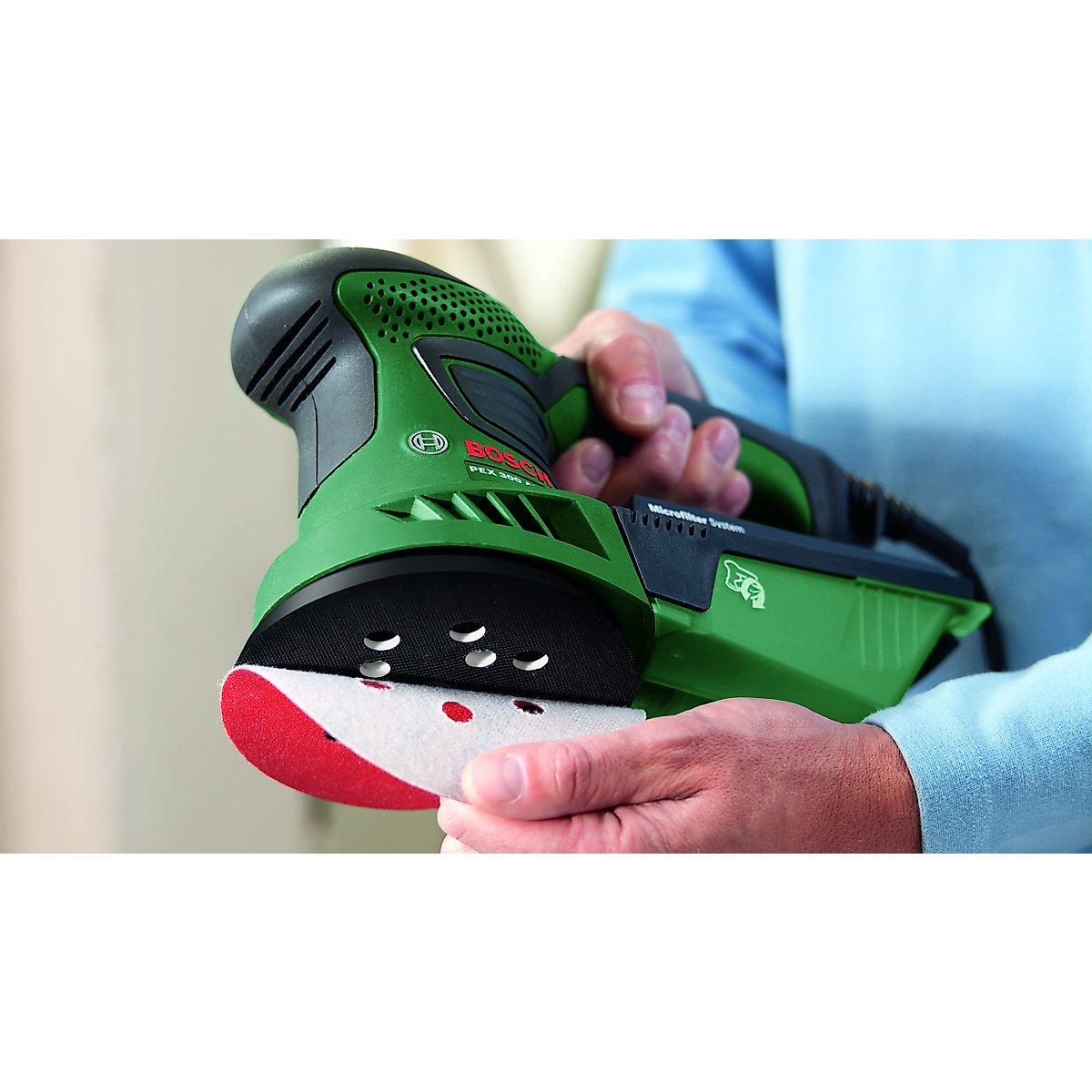 Bosch 1x Sanding Pad (Ø 125 mm, Medium Hard, with Hook and Loop System, Accessories for Random Orbital Sander)