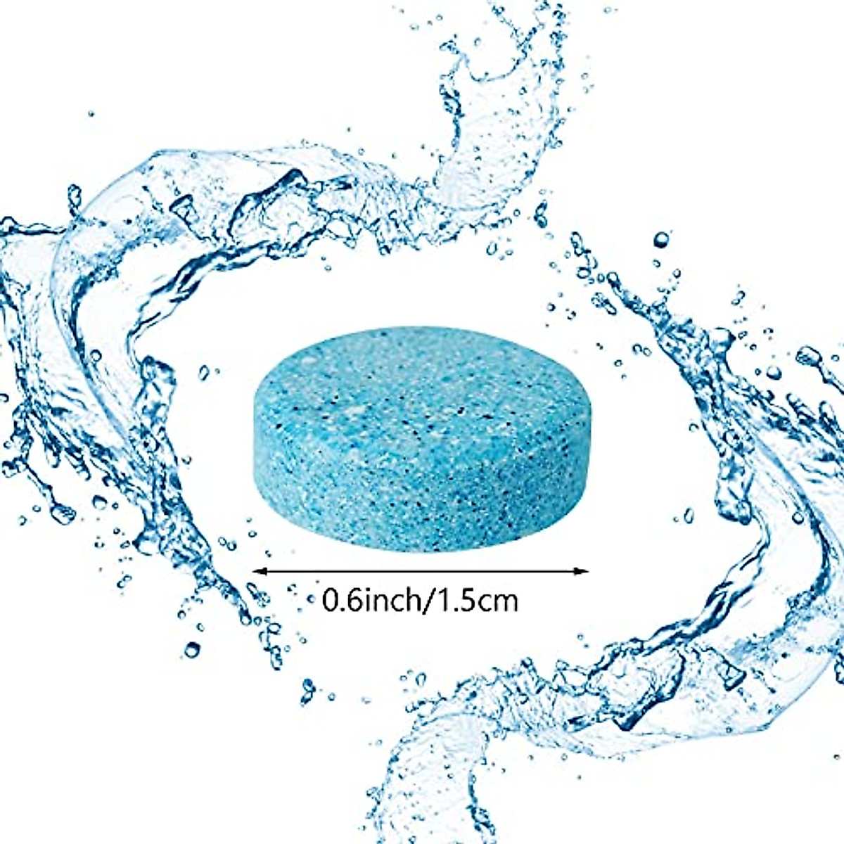 Lystaii 80pcs Car Windshield Glass Washer Tablets Solid Concentrated Effervescent Tablets Glass Washer Tablets Car Wiper Cleaning Tablets for Window Windshield Car Home Kitchen