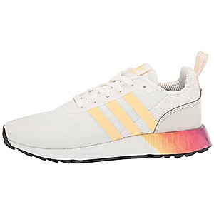 adidas Originals Women's Multix Sneaker, White/Orange Tint/Grey One, 6.5