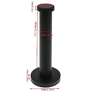 Meprotal 4pcs Rod Length 4" Single Towel Robe Hook Holder Clothes Coat Hanger Wall-Mount Hook for Bedroom Bathroom Living Room Office Stainless Steel Matte Black