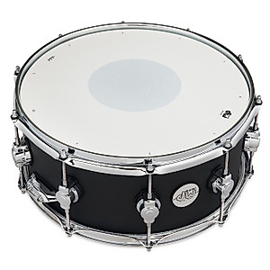 DW Design Series Maple Snare Drum - 6x14, Black Satin