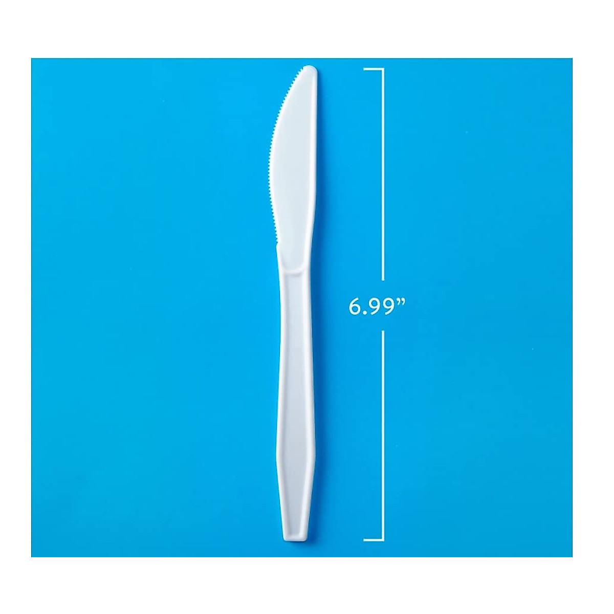 Member's Mark Plastic Knives, Heavyweight, White (600 Count)