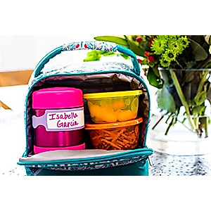 Pumpkin Doodle Permanent Write-on Labels for Bottles/Sippy Cups/Food Containers 6pcs (Multi-Pack)