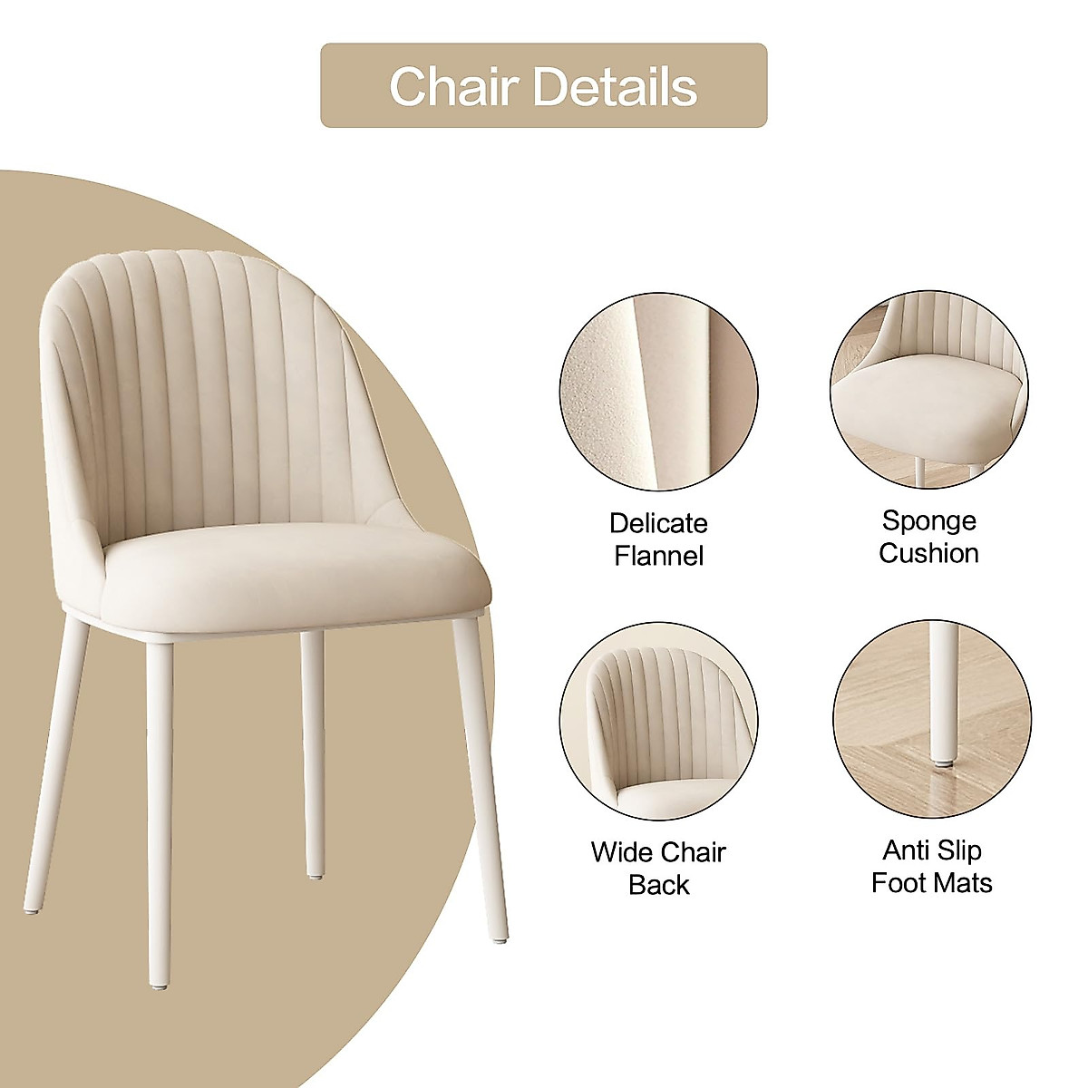 GraceNook 63" White Dining Table, Oval Dining Room Table, Modern Dining Table for 2,4,6 Person, Kitchen Table, Nook Dining Table Set for Dining Room,Kitchen,Breakfast Nook or Reception Room