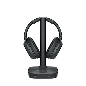 Sony L600 Wireless Digital Surround Dolby Audio Sound Overhead Headphones for Watching TV (WH-L600), Black, 2.1
