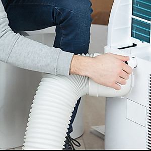 Skylety Portable Air Conditioner Exhaust Hose, Counterclockwise 5 Inch Diameter Universal (5 Inch Diameter, 59 Inch Length)