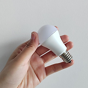 Heifymi E17 Intermediate Base 5W LED Bulb, 40 Watts Equivalent, Neutral/Natural White 4000K, 500 Lumens, AC120 Volts, LED Replacement for Chandelier Ceiling Fan Lights Bulbs, Non-dimmable(4 Pack)