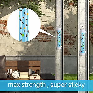 2 Pcs Sticky Fly Trap Fly Stick with Hanging Hook Adhesive Fly Catcher for Indoor Outdoor Trap Houseflies and Flying Insects Mosquito Bee Wasp Moth