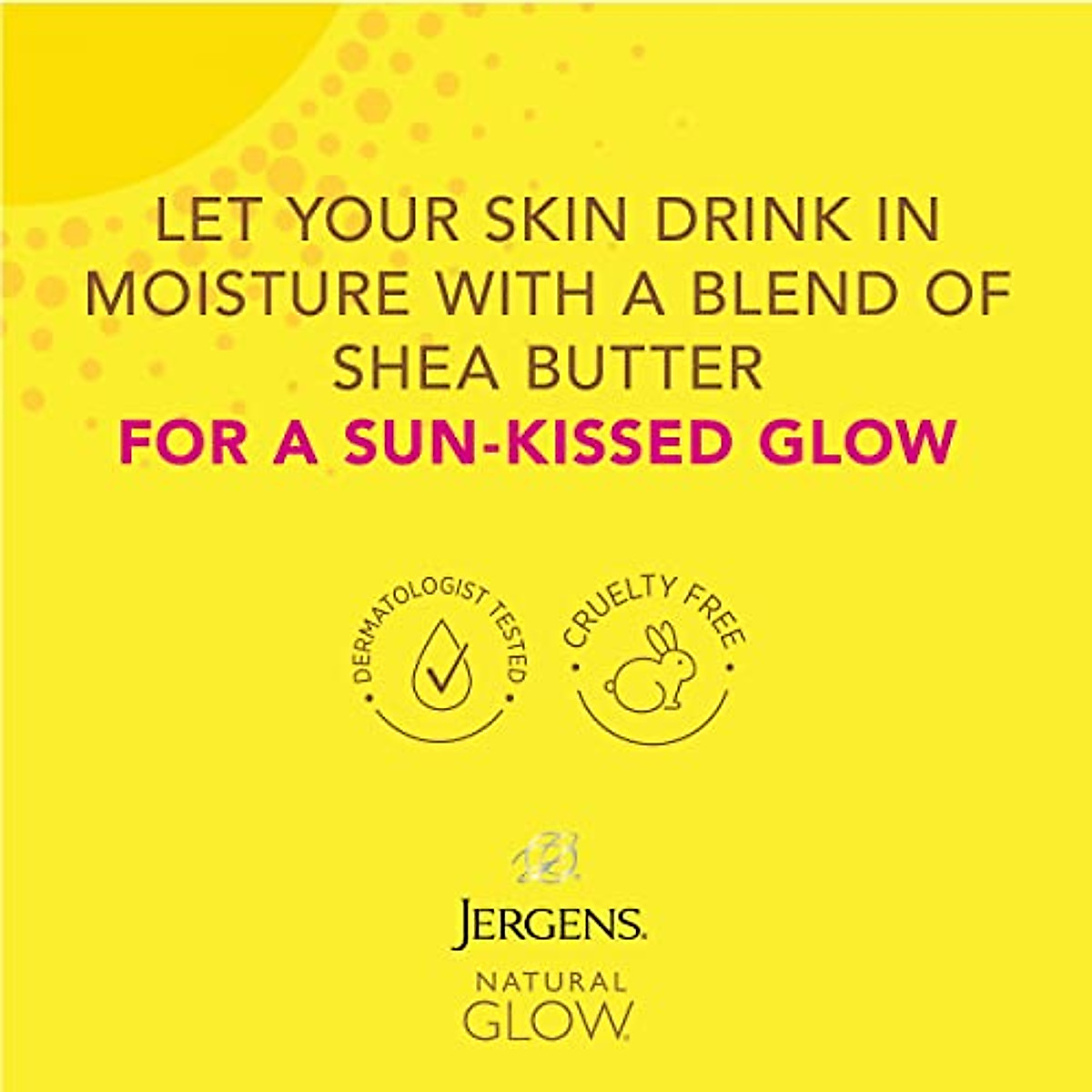 Jergens Natural Glow In-shower Lotion, for Fair to Medium Skin Tone, Wet Skin, Sunless Tanner Locks in Hydration for Gradual, Flawless Color, 7.5 Ounce