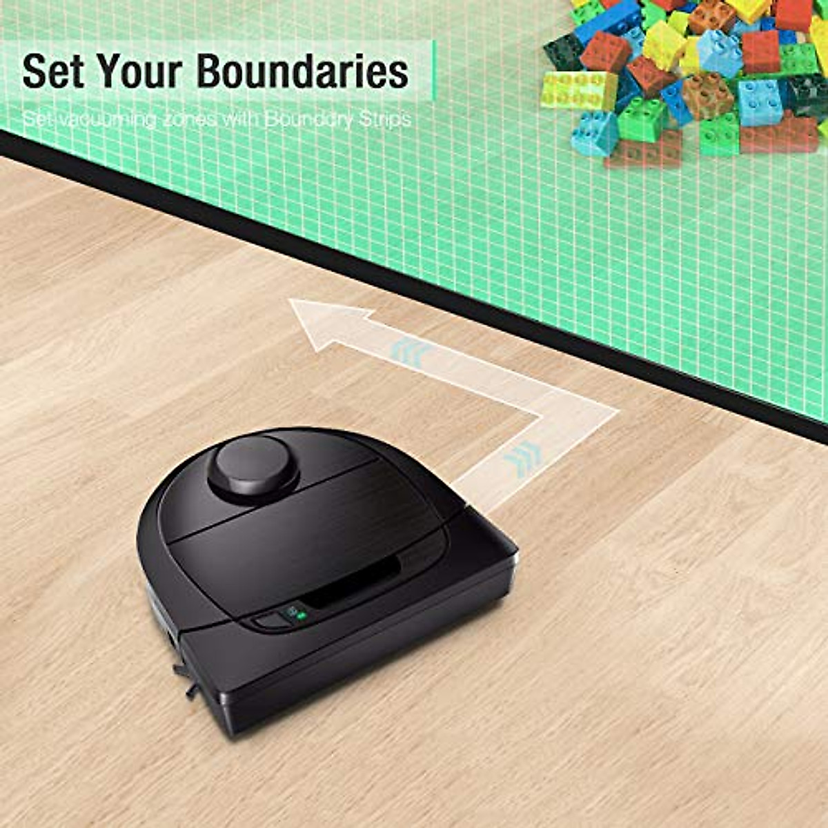 Housmile Magnetic Vacuum Strip, Boundary Markers Strips Magnetic Tape Compatible with Eufy, Roborock, Neato, Shark ION Robot Vacuum Alternative Magnetic Strip Tape for xiaomi Robot Vacuum, 6.56 Feet