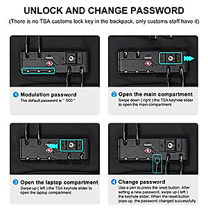 FENRUIEN Hardshell Backpack Expandable,Anti Theft Laptop Backpack for Men with USB Port,Water Resistant Computer Bag 17.3 Inch for Travel/Business