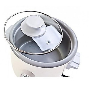 NARITA NRC-150 3-Cup Non-Stick Rice Cooker with Steamer, White