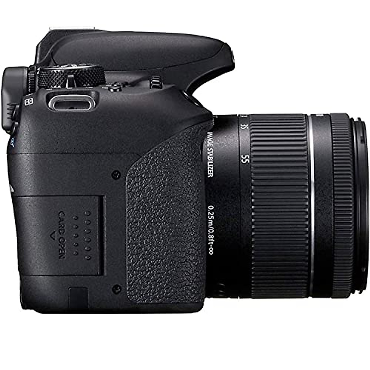 800D / Rebel T7i Digital SLR Camera with EF-S 18-55mm f/4-5.6 is STM Lens + Accessory Bundle Kit (Flash, Travel Charger, Extra Battery, and More)