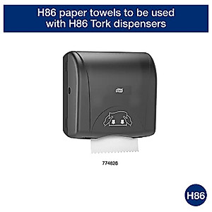 Tork Paper Towel Roll Natural H86, Universal, for Mini Dispensers, 6 Rolls x 550 ft, 8631060