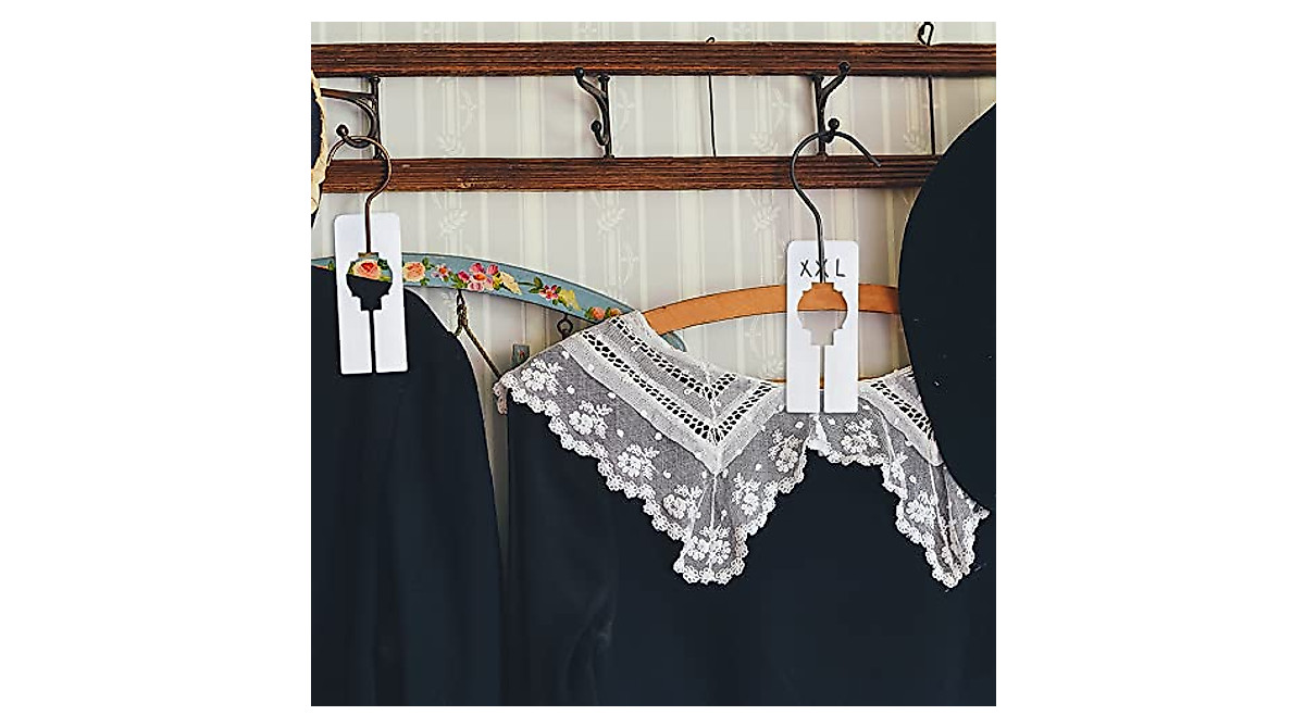 30-Piece Rectangular Clothing Rack Size Dividers