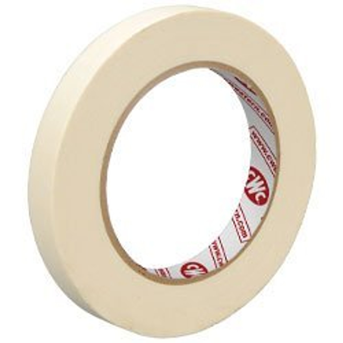 1/2" x 60 Yard 5.6 Mil Masking Tape (72 Rolls) - MILLER-CWC 055310