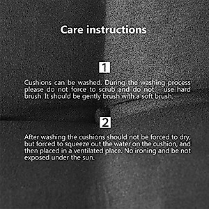 Indoor/Outdoor Bench Cushion, Swing Cushion, 51.2"x19.7", for Lounger Garden Furniture Patio Lounger Bench (Black)