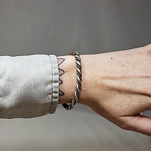 MUSEUM REPRODUCTIONS Viking Twisted Rope Cuff Bracelet