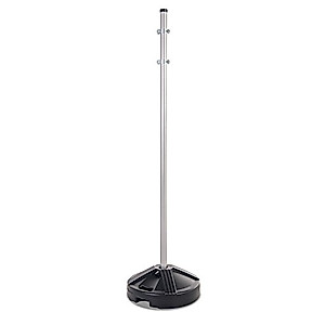 US Weight Sign Kit - Post, Scratch-Resistant Weighted Base, and Easy-to-Use Brackets for Signs (Signs Not Included)