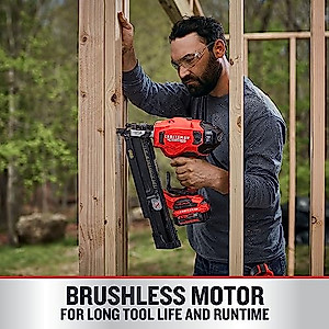 CRAFTSMAN V20 Cordless Framing Nailer, Nail Gun, 21 Degree, up to 3-1/4 inch Nails, Bare Tool Only (CMCN621PLB)