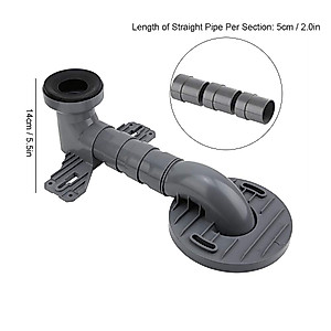 Universal Toilet Shifter, PP Material Durable Toilet Drain Shifter Hardware Toilet Seat Replacement Parts Kit