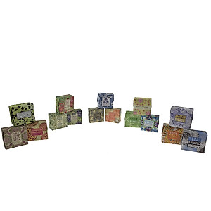 Greenwich Bay Soap Sampler Assorted 15 (1.9 oz Bar) Pack - Enriched with Shea Butter, Essential Oils, Natural Extracts (Custom Pack)